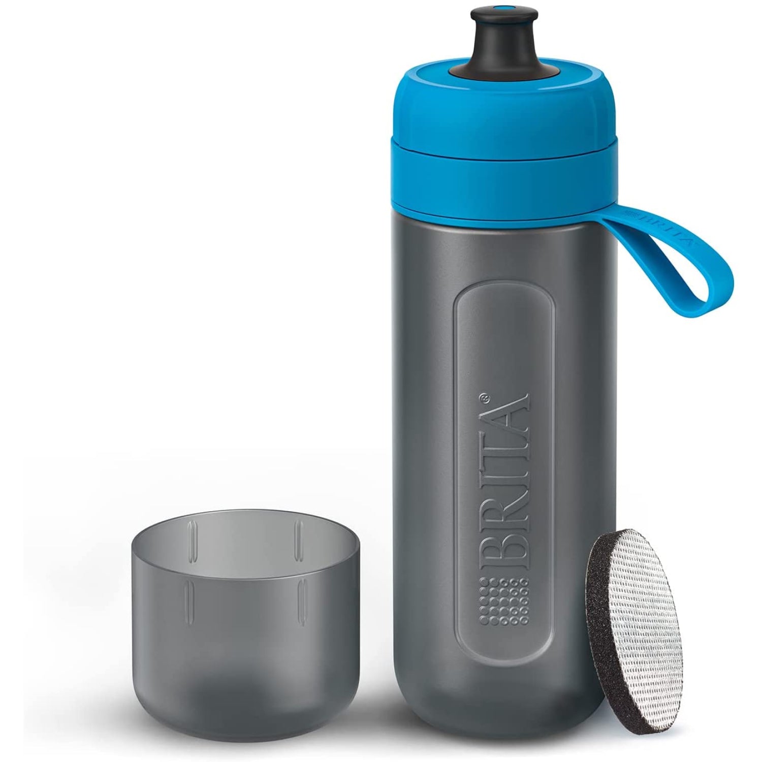 Brita Fill&Go Active Trinkflasche mit Wasserfilter blau – sodawelt